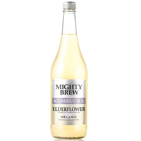 Mighty Brew Mighty Brew Elderflower Kombucha – Nature's Dispensary